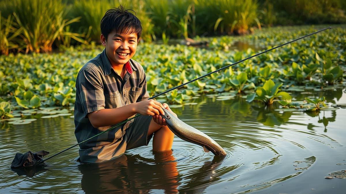 Arti Mimpi Mancing Belut: Simbol Keberuntungan dan Tantangan Hidup