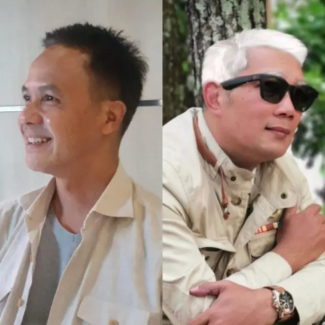 Ketika Ganjar Pranowo Berambut Hitam dan Ridwan Kamil Berambut Putih ...