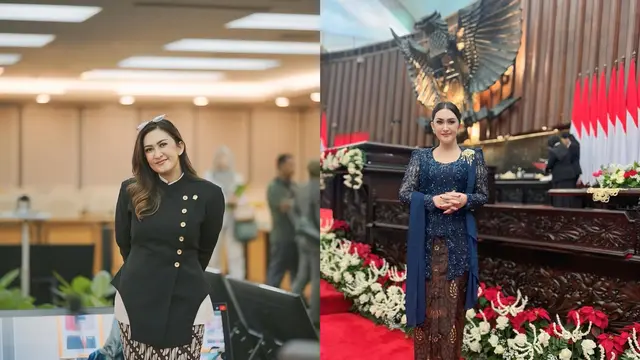 7 Model Kebaya Nafa Urbach, Anggun di Berbagai Momen Spesial - ShowBiz Liputan6.com