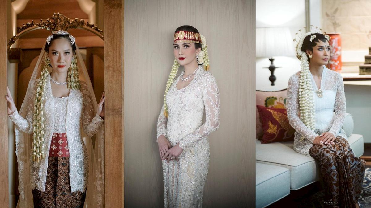 6 Inspirasi Kebaya Pengantin Warna Putih dari Artis yang Menikah Tahun ...