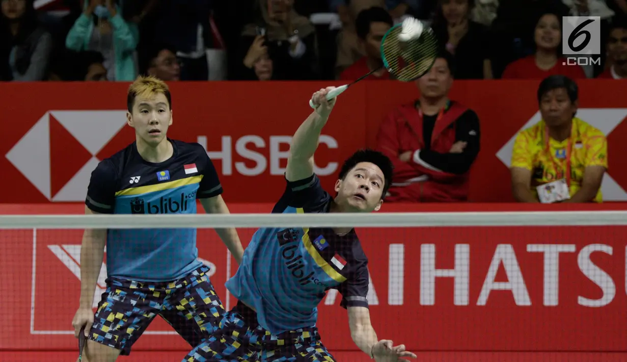 FOTO: Hajar Ganda Jerman, Kevin / Marcus Melenggang ke 16 Besar ...