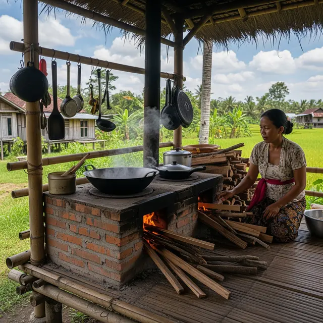 9 Model Dapur Tungku Kayu Bakar, Perpaduan Tradisional dan Modern - Hot ...