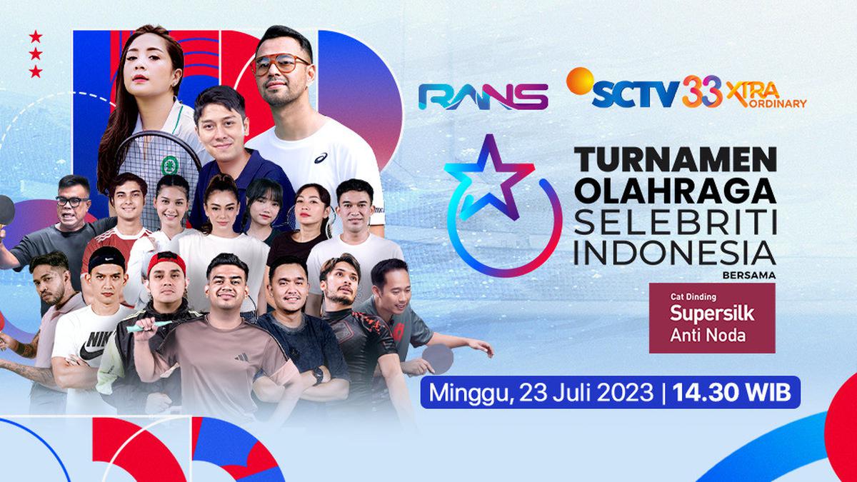 Daftar Pemenang Turnamen Olahraga Selebriti Indonesia 22 - 23 Juli di Vidio, Bagikan Momen ...
