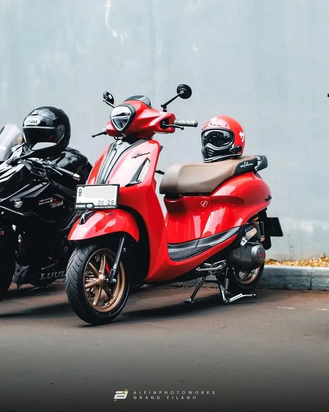 10 Potret Modifikasi Yamaha Grand Filano, Gaya Klasiknya Bikin Enggak ...