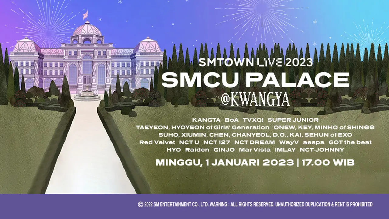Link Nonton Gratis Live Streaming SMTOWN Live 2023: SMCU Palace Kwangya di Vidio, Dimeriahkan ...