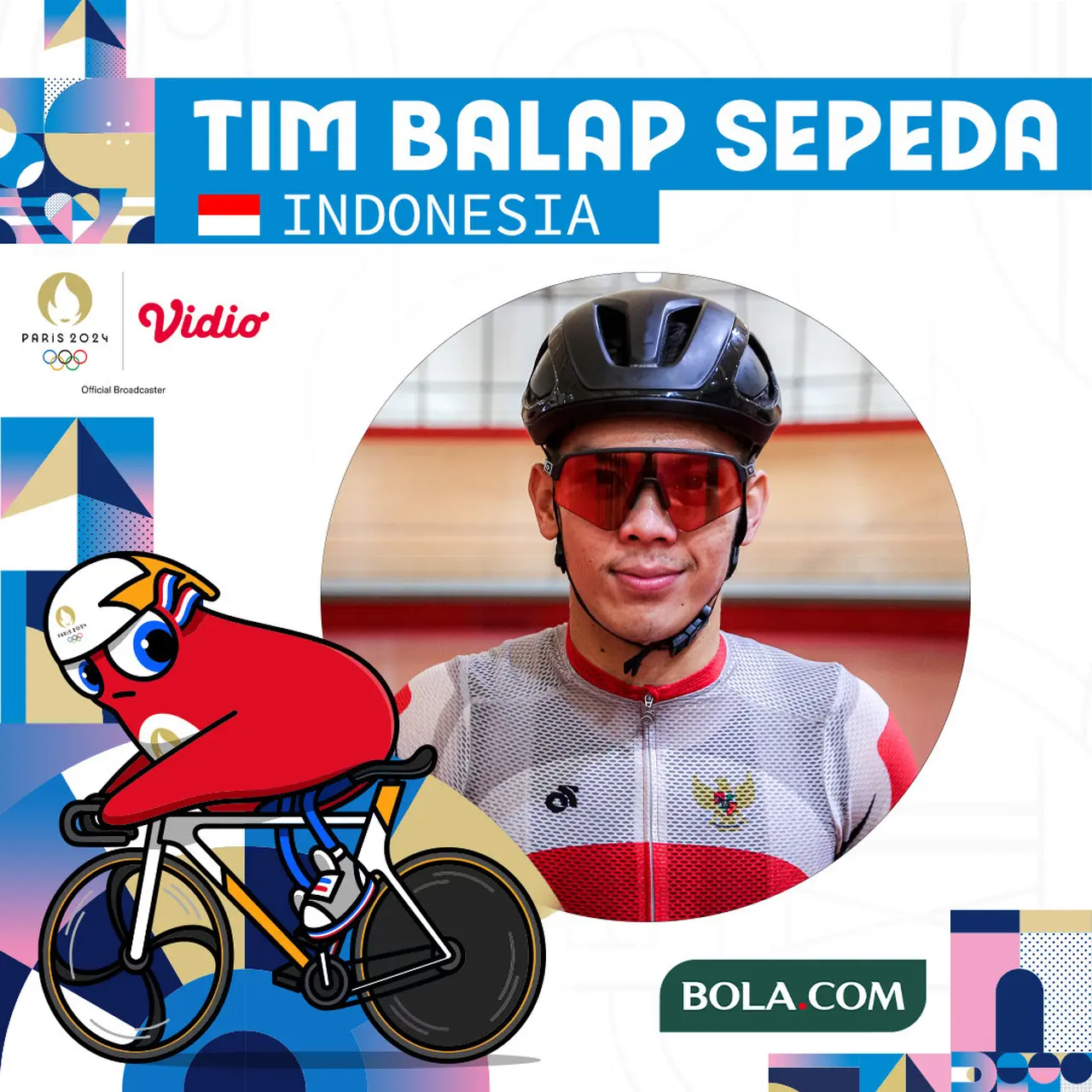 Profil Atlet Balap Sepeda Indonesia di Olimpiade Paris: Bernard van ...