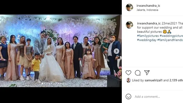 Irwan Chandra Lepas Status Duda 9 Tahun, Pernikahannya Dihadiri 2 ...