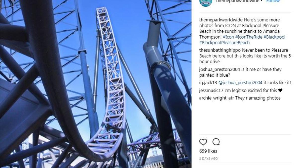 Intip Tampilan Baru Rollercoaster di Blackpool Pleasure Beach