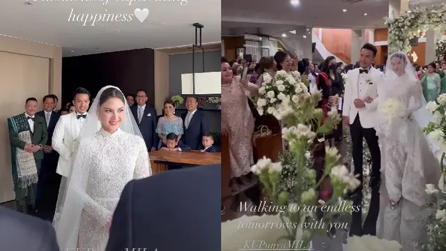 Jessica Mila dan Yakup Hasibuan Gelar Pemberkatan Pernikahan, Tampil Menawan dalam Balutan ...