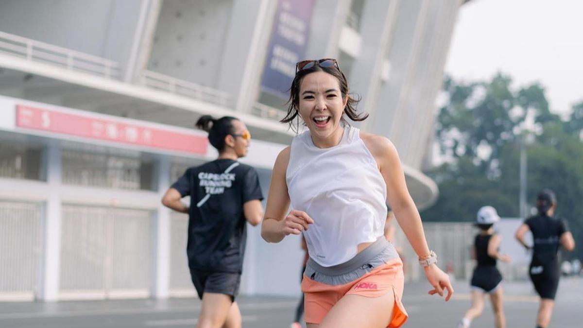 7 Potret Gisella Anastasia Belajar Lari, Body Goalsnya Bikin Salfok ...