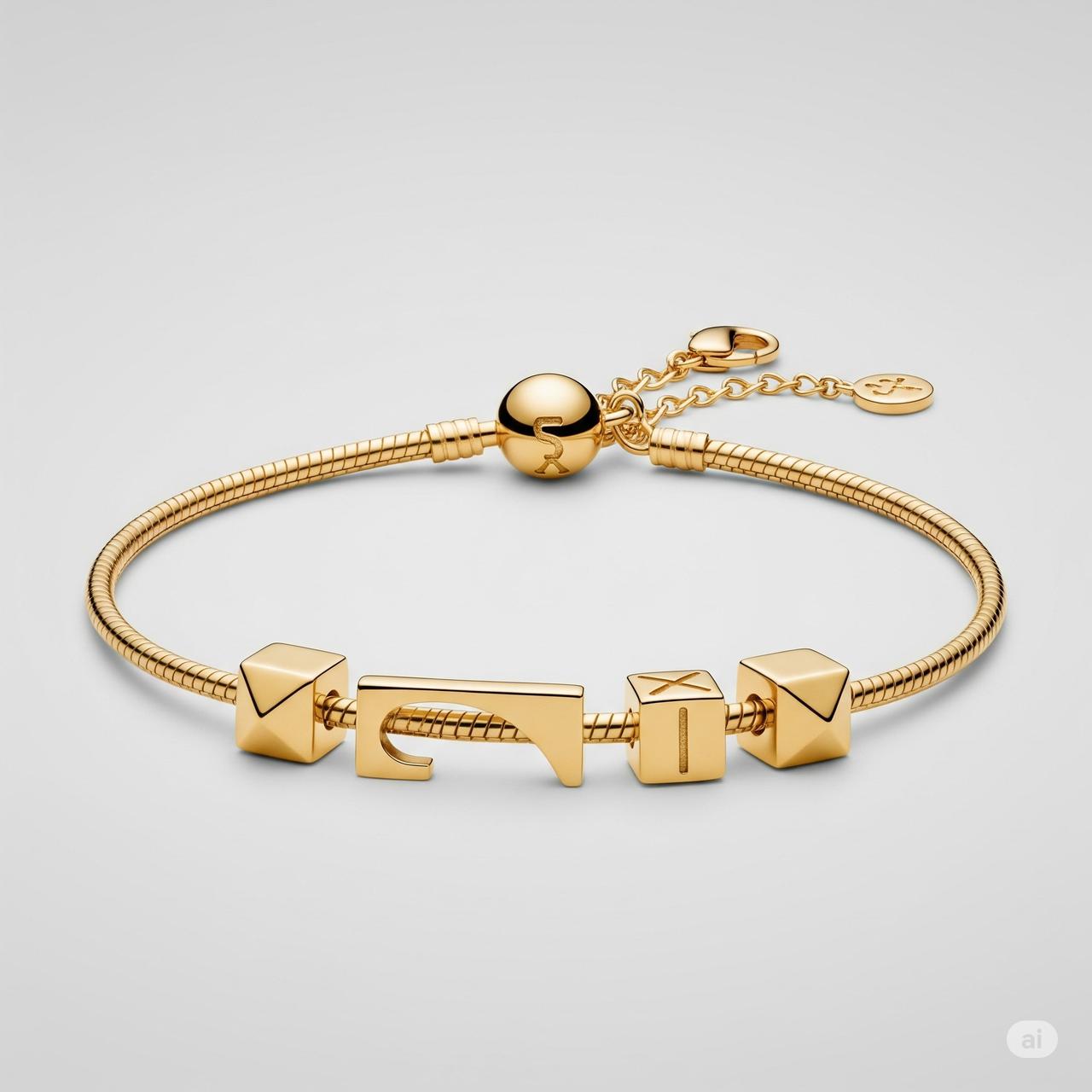 6 Model Gelang Pandora Emas Terbaru 2025 dengan Berbagai Tema Charm