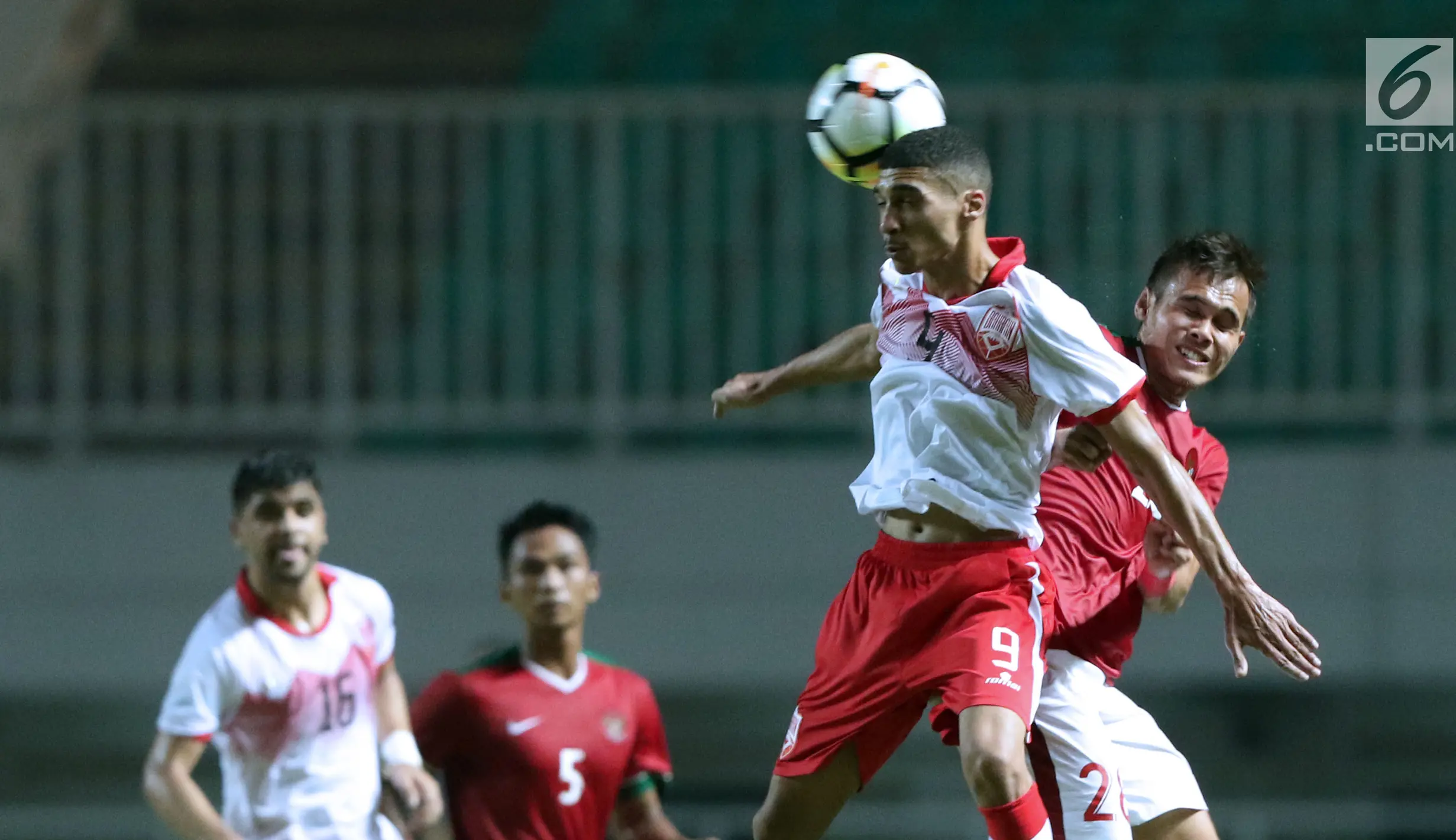 FOTO: Babak Pertama Anniversary Cup 2018, Indonesia Tertinggal 0-1 dari ...
