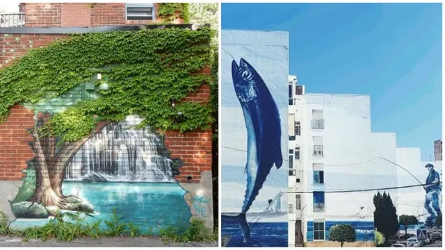 6 Karya Mural di Dinding Ini Detailnya Bak Sungguhan, Bikin Takjub ...