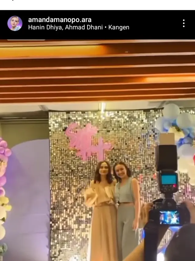 6 Potret Amanda Manopo di Pesta Ultah Syifa Hadju, Akhirnya Reuni ...