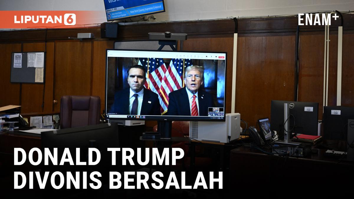 VIDEO: Donald Trump Divonis Bersalah atas Kasus Suap, Tapi Tidak ...
