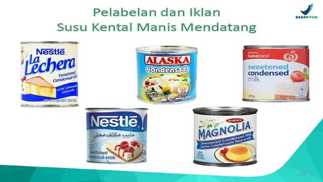 Ini Contoh Label dan Iklan Susu Kental Manis yang Benar Menurut BPOM ...