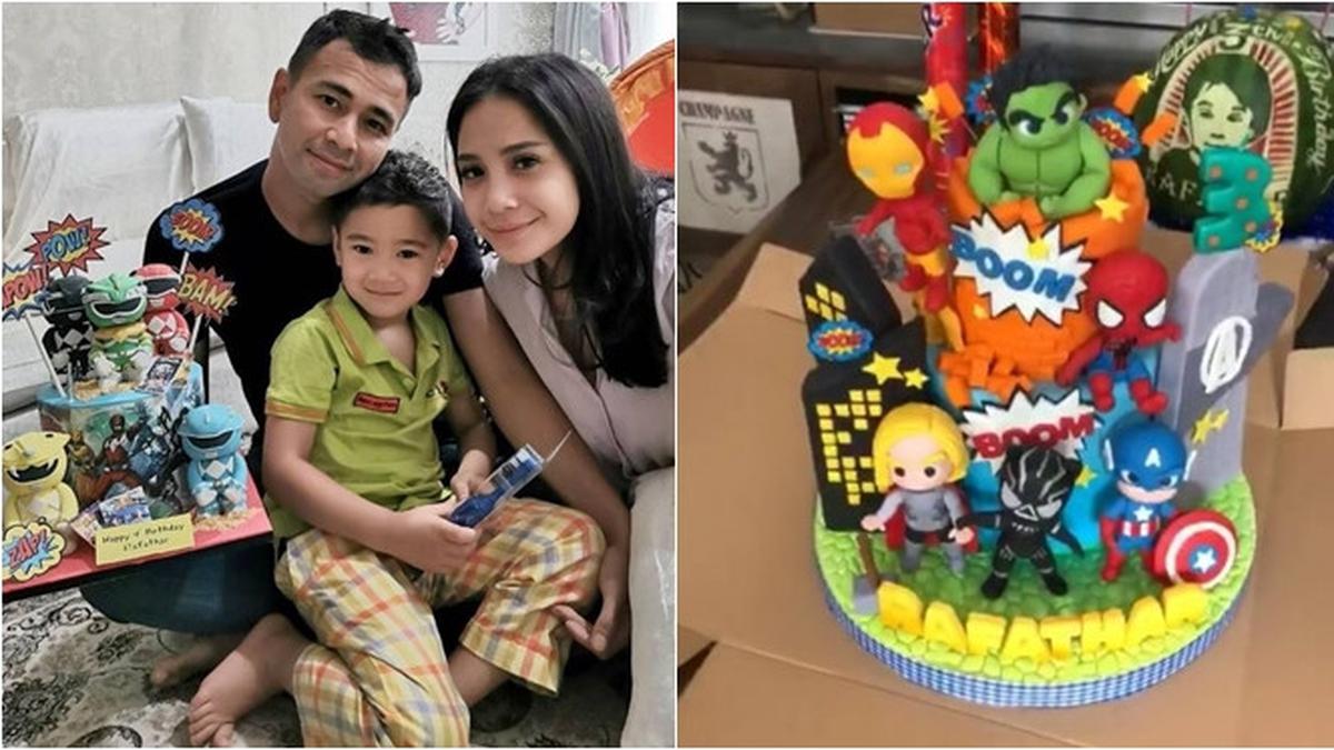 5 Potret Kue Ulang Tahun Rafathar dari Usia 1 Sampai 5 Tahun, Bertema ...