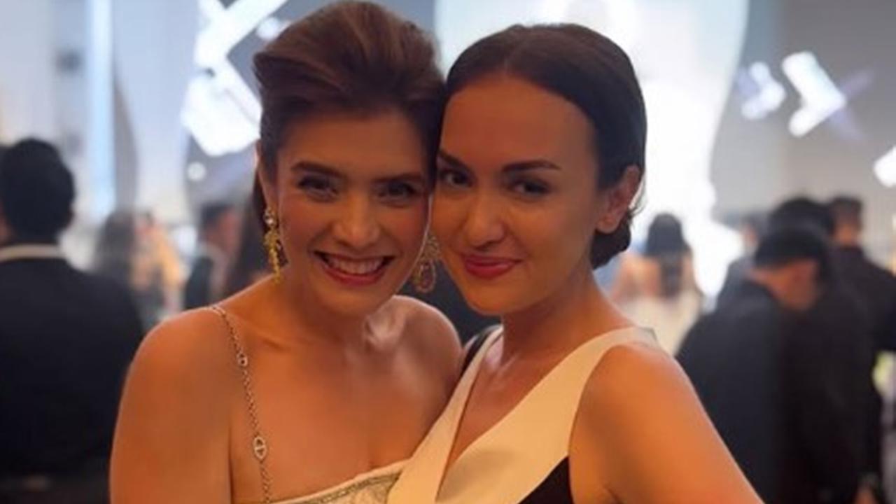 6 Potret Carissa Putri dan Rianti Cartwright di Resepsi Luna Maya ...