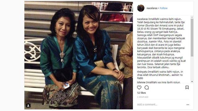 Jenazah Ibunda Amara Lingua Telah Dimakamkan - ShowBiz Liputan6.com