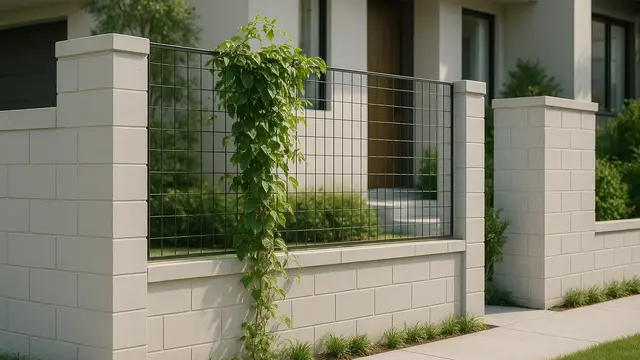 8 Inspirasi Desain Pagar Bata Ringan Terkini 2025 untuk Hunian Modern ...