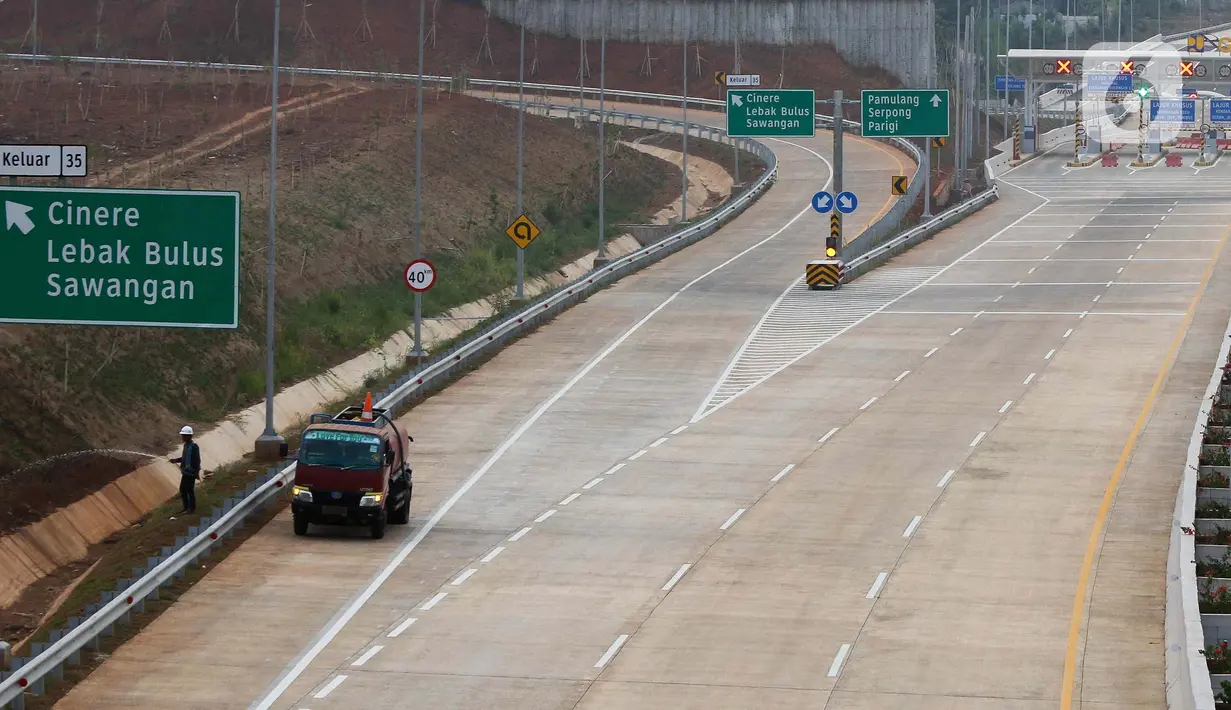 Menanti Pengoperasian Jalan Tol Cijago Seksi 3B Junction Krukut-Cinere ...