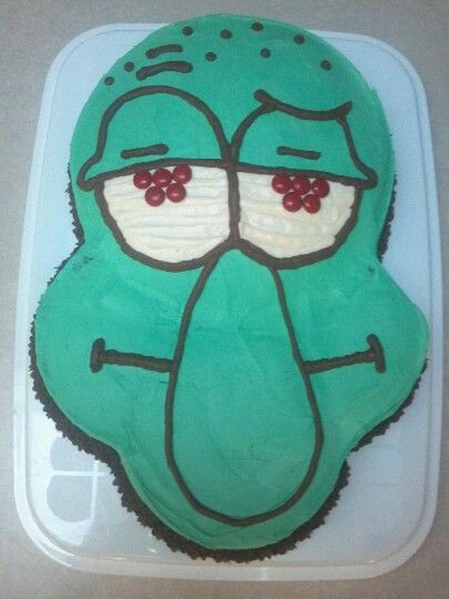 6 Kue Tart Karakter Kartun Spongebob Ini Tak Sesuai Ekspektasi, Absurd ...