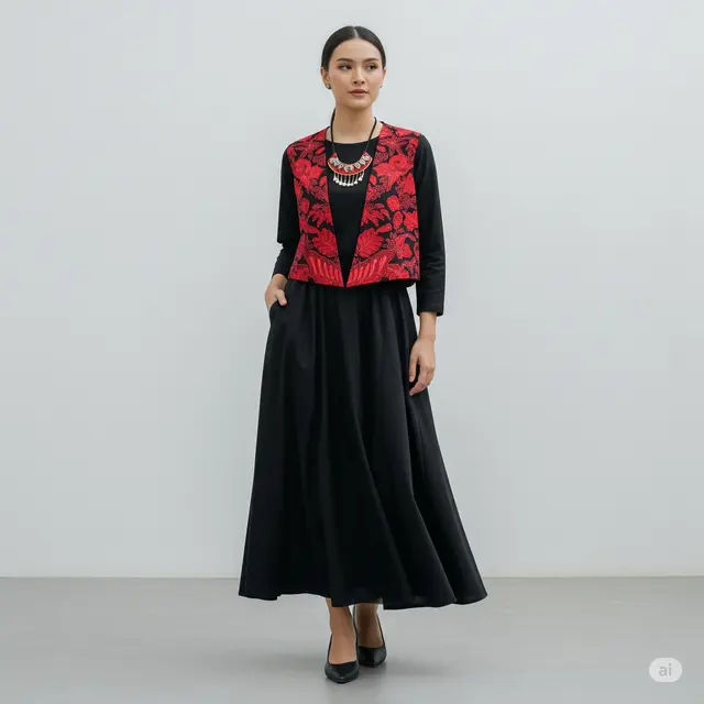 6 Model Vest Batik Wanita Modern Terbaru yang Wajib Anda Miliki - Hot ...
