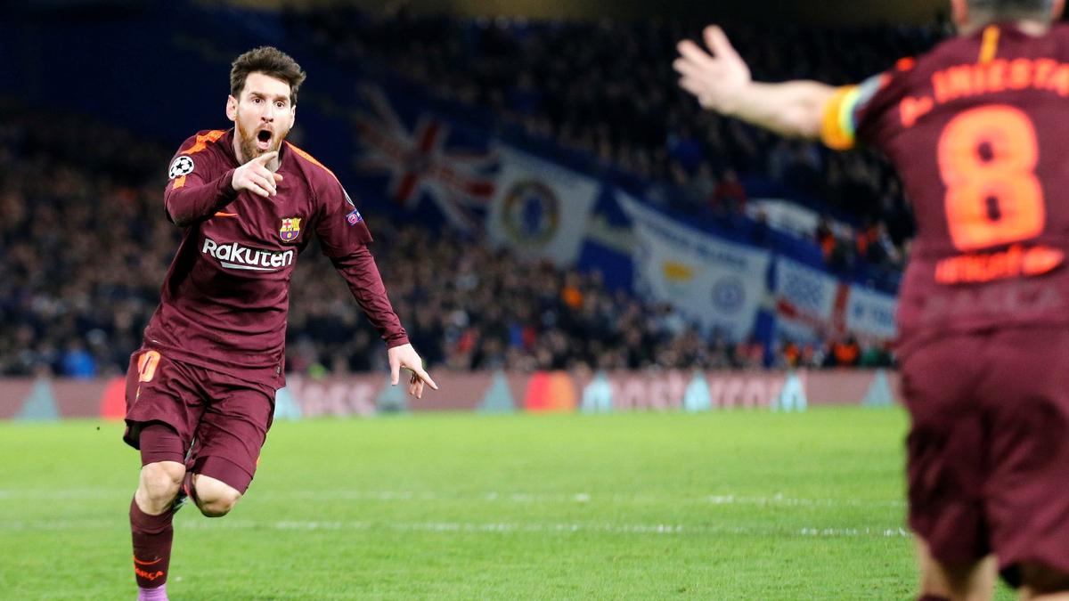 Lionel Messi Akhirnya Bobol Gawang Chelsea