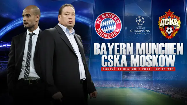 7 Fakta Menarik Duel Bayern Muenchen vs CSKA Moscow - Bola Liputan6.com