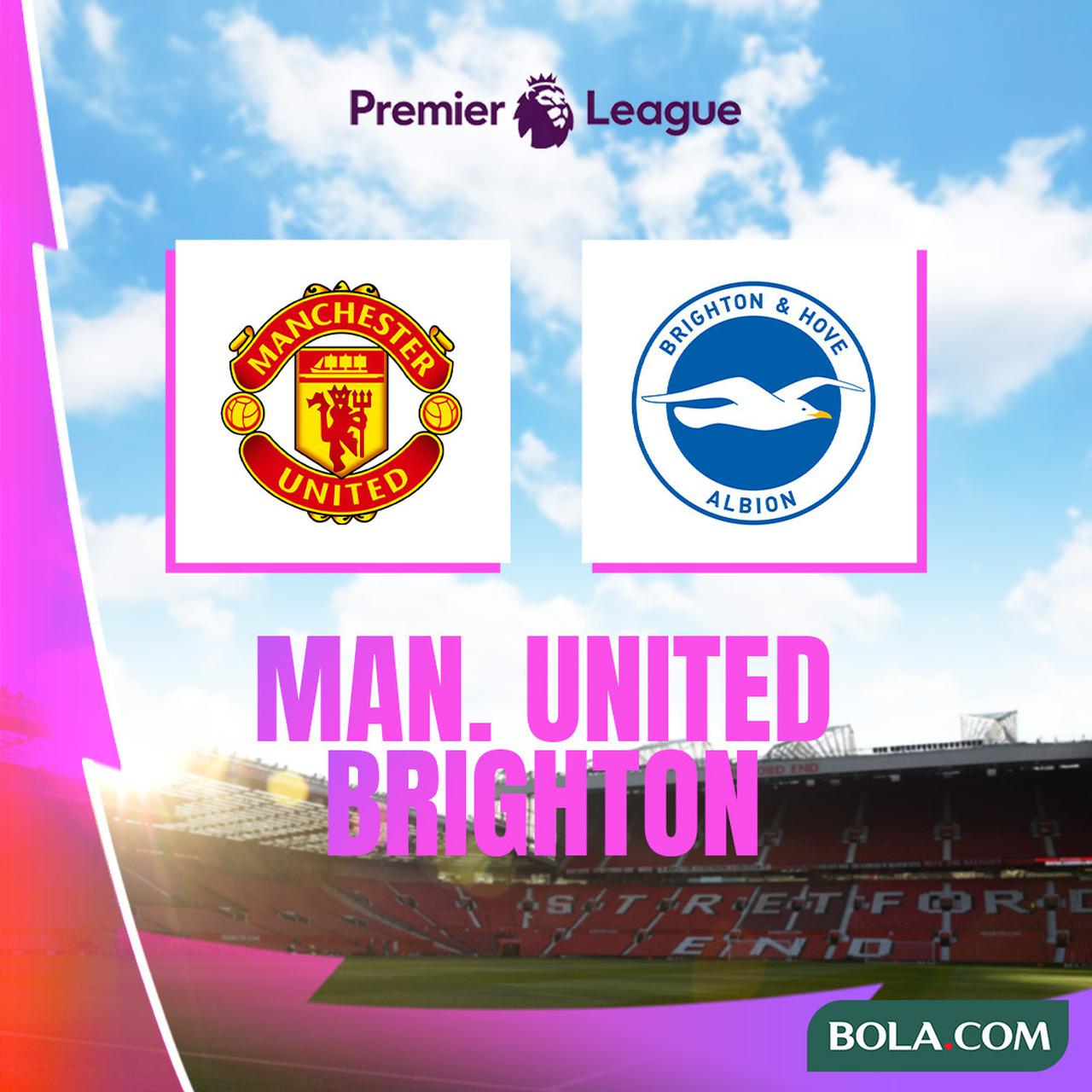 Link Live Streaming Liga Inggris Manchester United vs Brighton ...