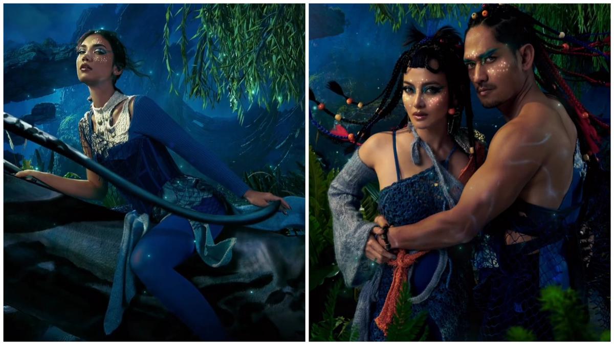 6 Gaya Artis Indonesia Photoshoot Bertema Avatar 2 The Way Of Water Penampilan Ririn Ekawati