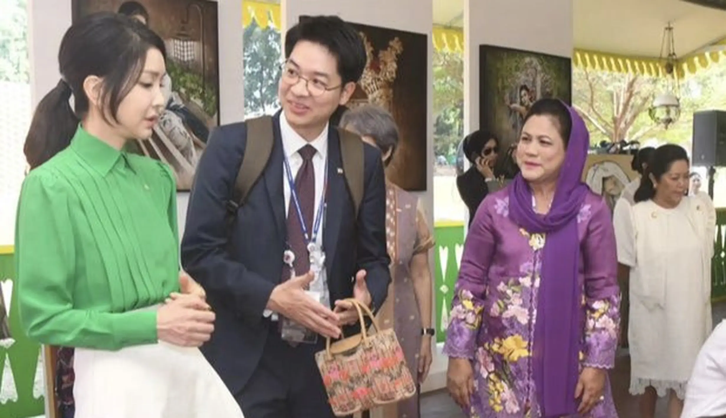 6 Gaya Elegan Kim Keon Hee, Ibu Negara Korea Selatan saat Berkunjung ke Indonesia dari Taman ...