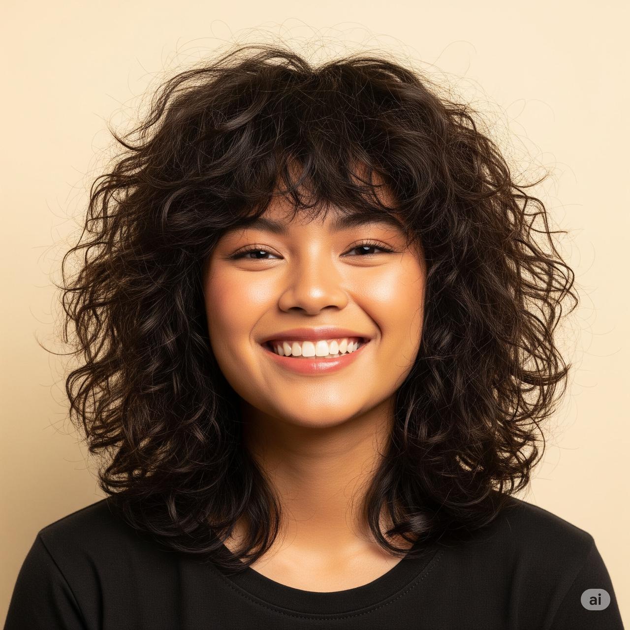 9 Model Rambut Keriting Mengembang untuk Wanita Kekinian 2025 ...