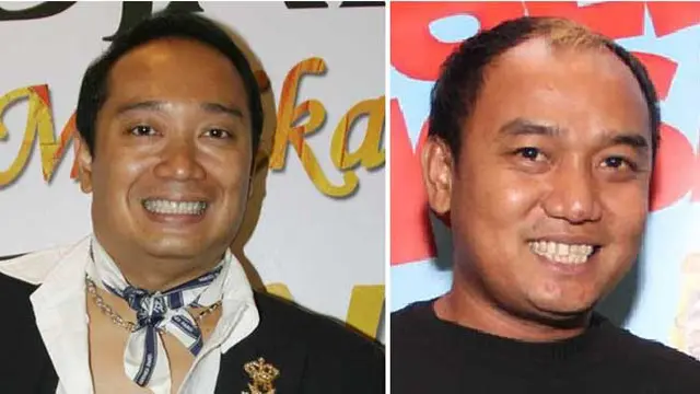 Miripnya Desainer Adjie Notonegoro dan Komedian Aziz Gagap - Lifestyle ...