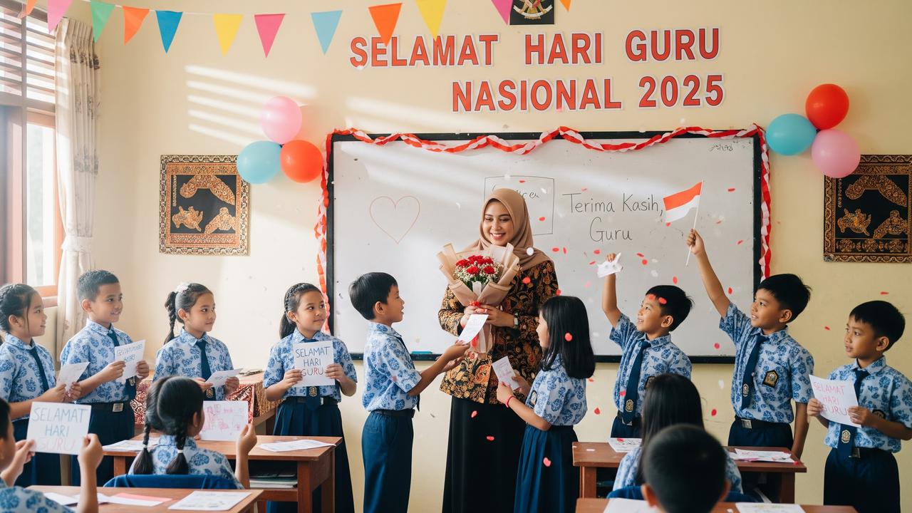 60 Ucapan Selamat Hari Guru Nasional 2025, Pesan Menyentuh untuk Para ...