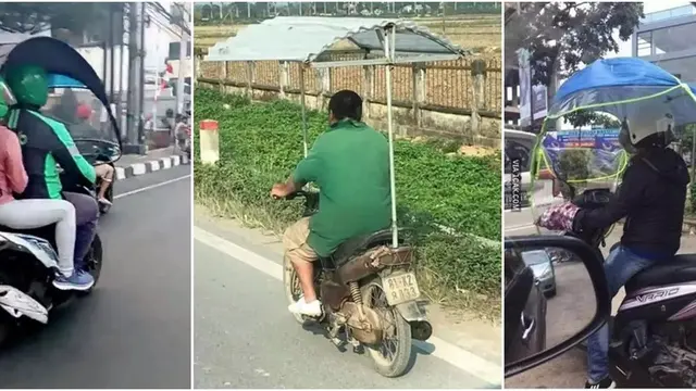 Kumpulan Potret Modifikasi Motor Anti Kepanasan dan Kehujanan ...