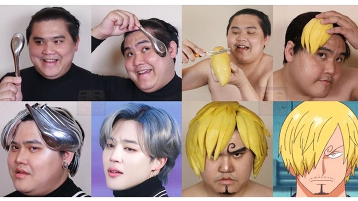 6 Cosplay Low Budget dengan Gaya Rambut Paling Nyeleneh Ini Kocak