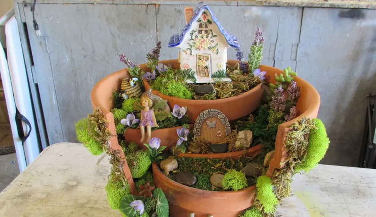 8 Ide Unik Buat Miniatur Taman Indoor Yang Tak Makan Tempat