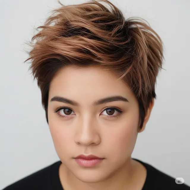 12 Inspirasi Rambut Pendek Anti Ribet untuk Wajah Bulat, Cocok untuk ...