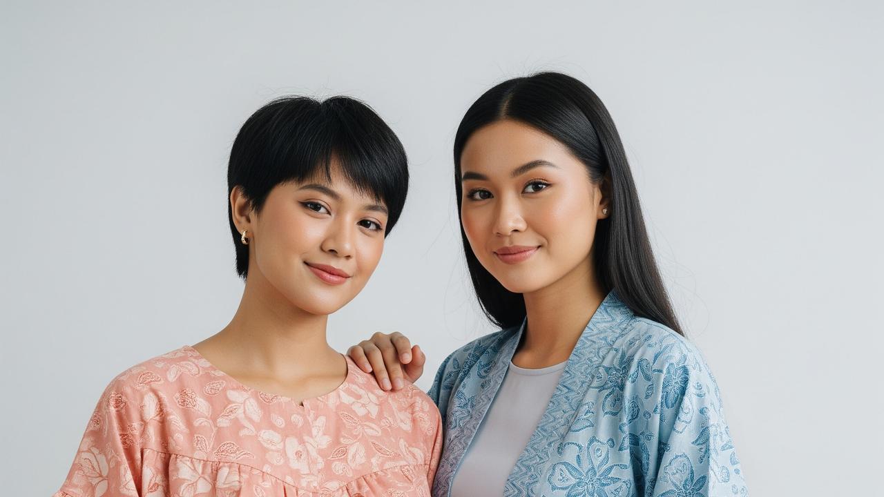 9 Model Atasan Batik dengan Detail Layer atau Ruffle untuk Penampilan ...