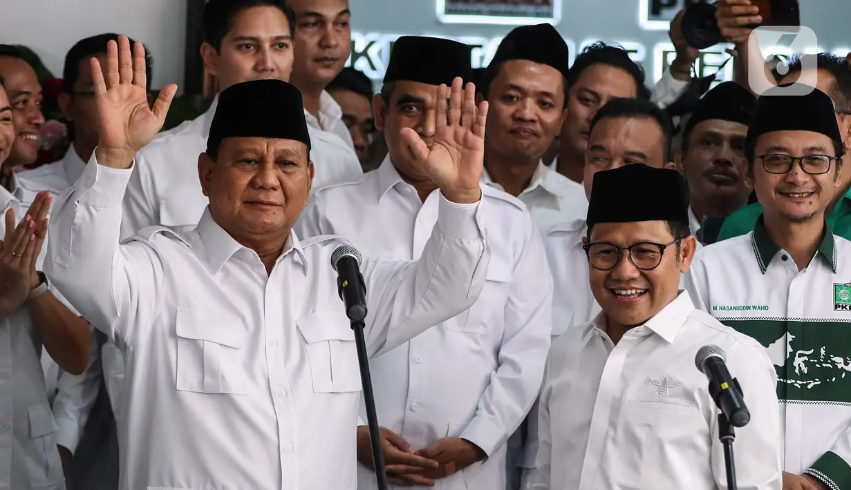 Hadapi Pemilu 2024, Partai Gerindra dan PKB Resmikan Sekretariat Bersama - Foto Liputan6.com