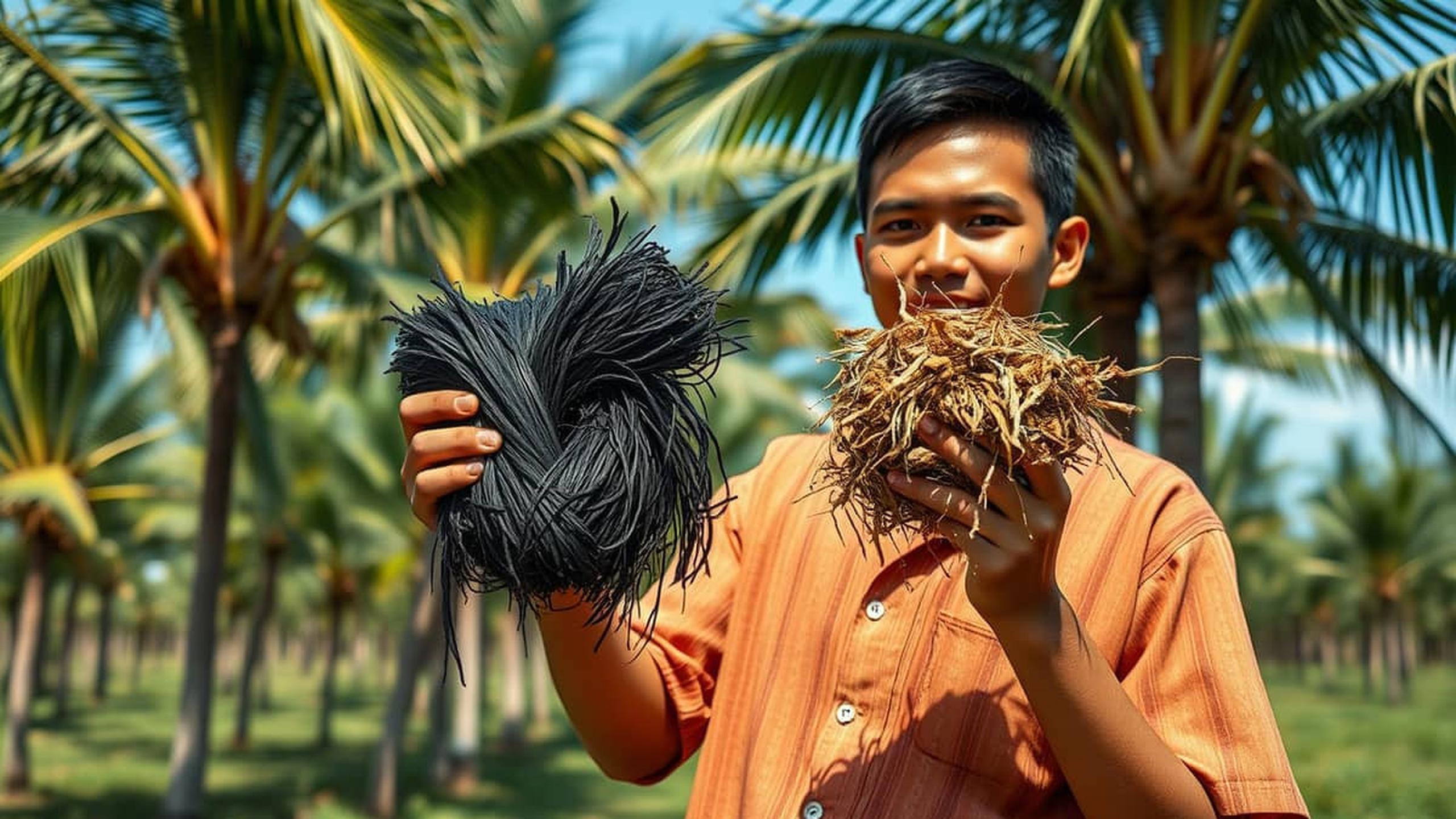 Perbedaan Ijuk dan Sabut Kelapa, Karakteristik, Manfaat, dan Penggunaan