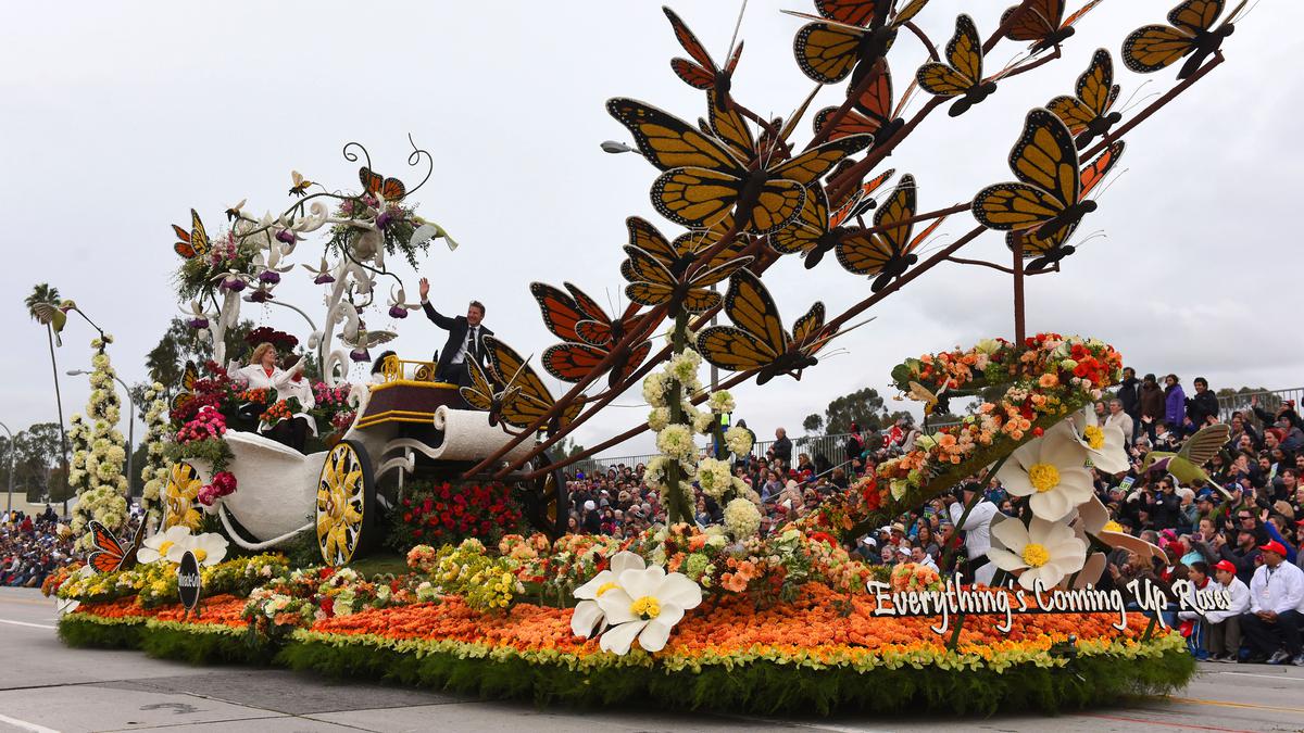Warna-Warni Kemeriahan Parade Bunga Mawar di Pasadena - Foto Liputan6.com