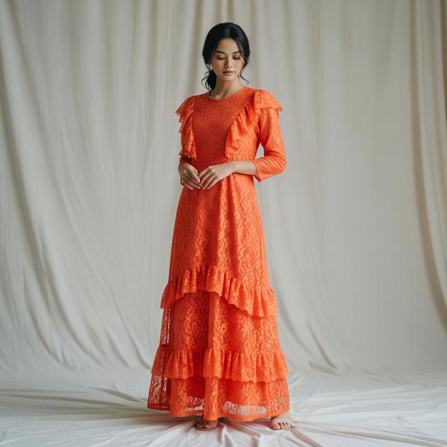 9 Model Dress Brokat Simple Elegan, Tampil Memikat di Setiap Momen