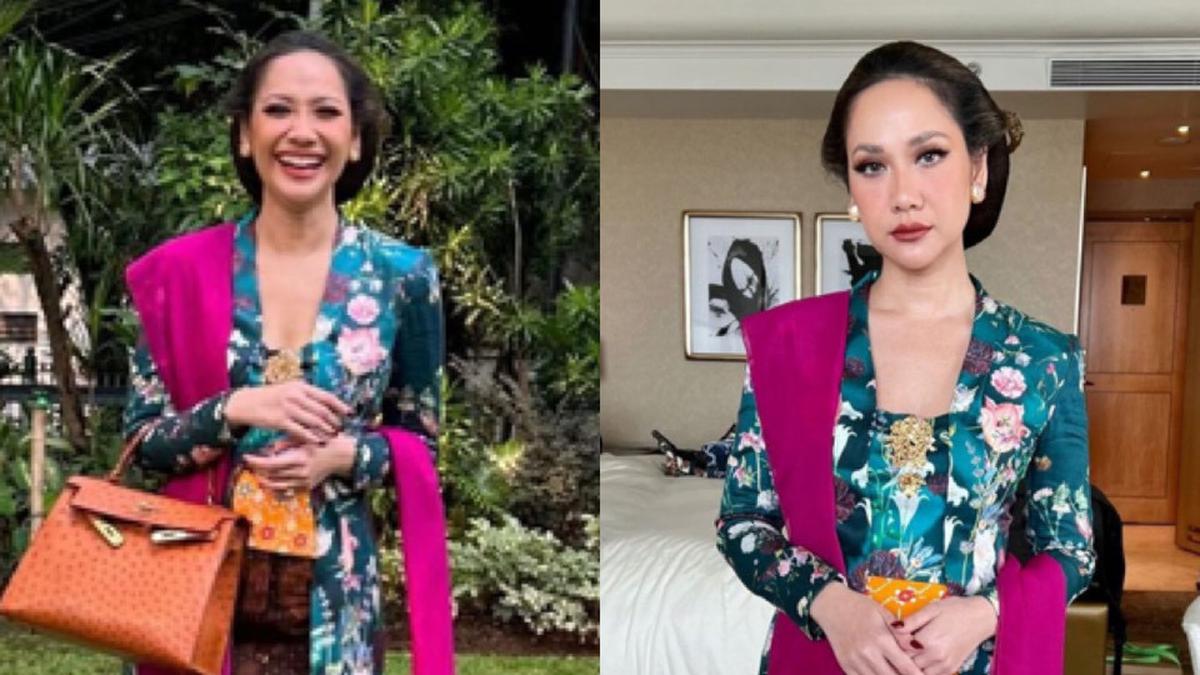 6 Gaya Ayu Bunga Citra Lestari Dibalut Kebaya saat Jadi Bridesmaid