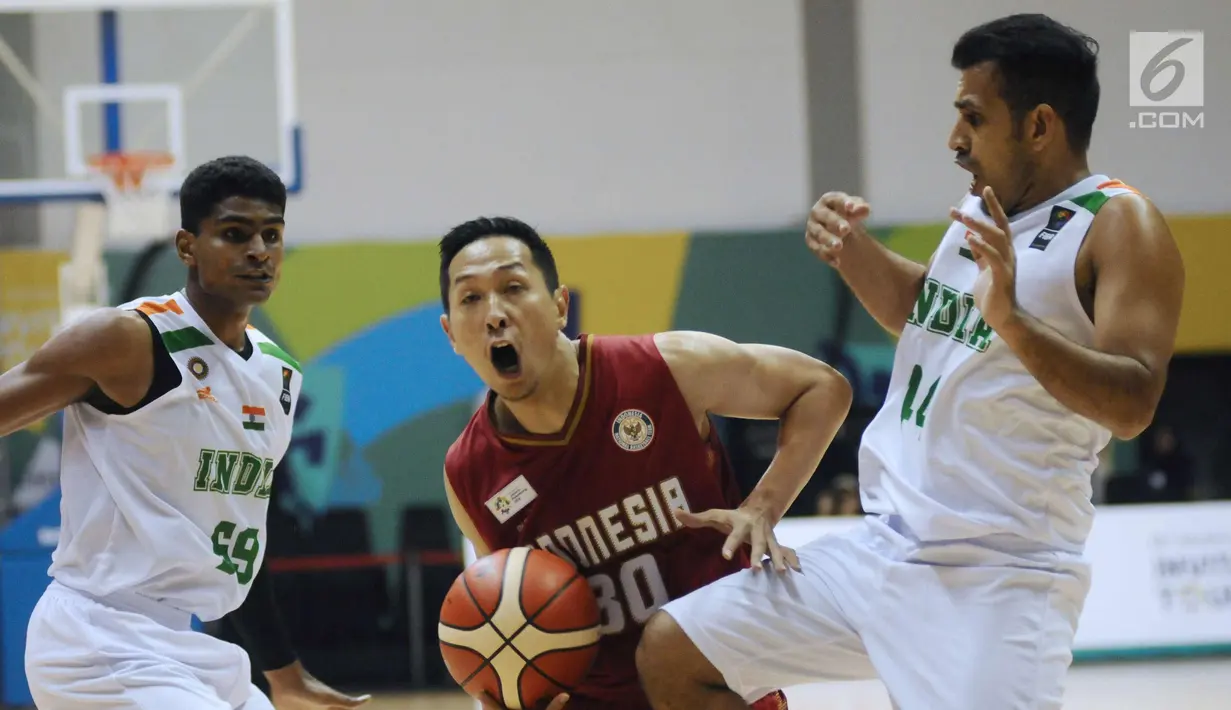 FOTO: Invitasi Jelang Asian Games 2018, Tim Basket Putra Indonesia ...