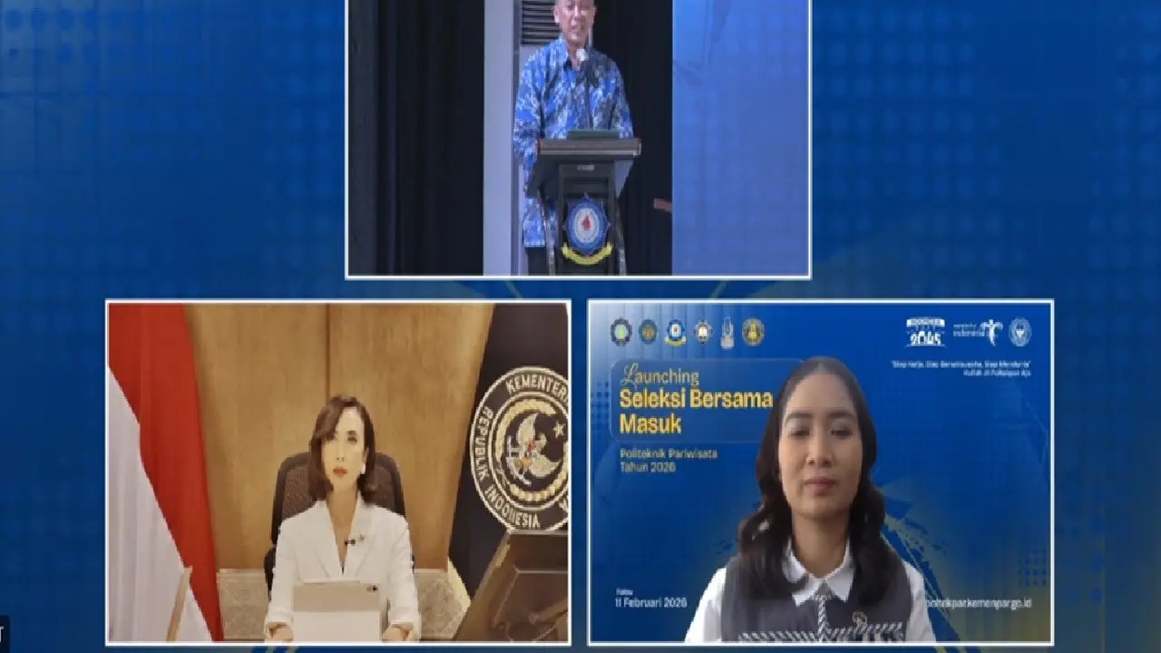 SBM Poltekpar Resmi Dibuka Kemenpar, Kuota Mahasiswa Baru 2026/2027 ...