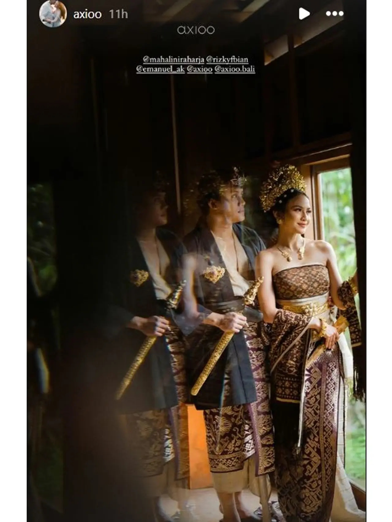 7 Potret Prewedding Rizky Febian dan Mahalini Pakai Busana Adat Bali ...