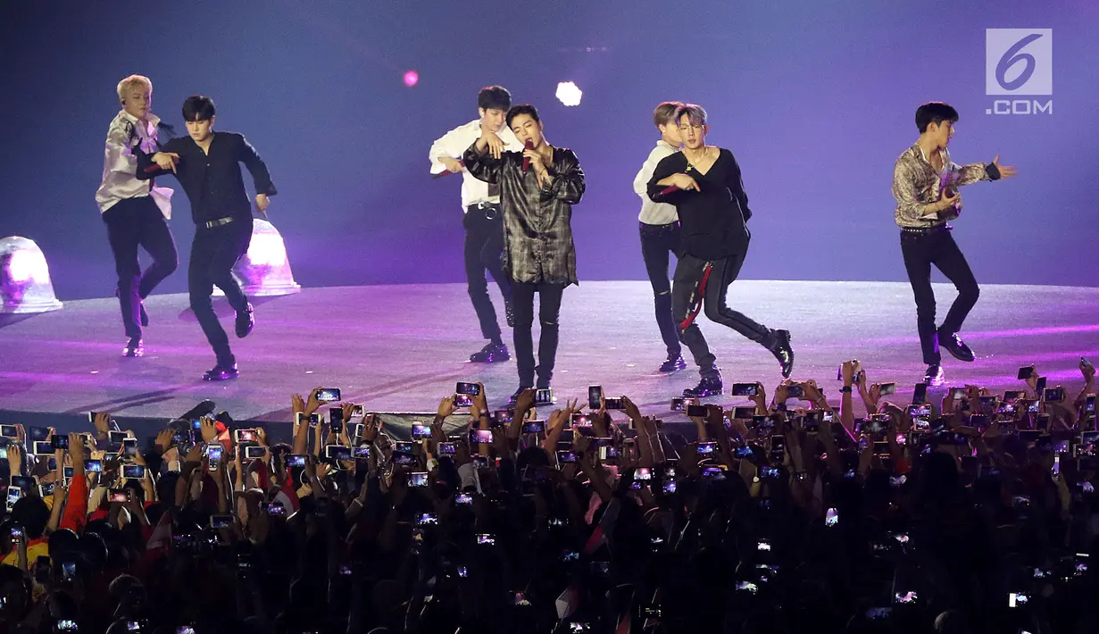 FOTO: Penampilan iKON Bius Penonton Penutupan Asian Games 2018 - Foto ...