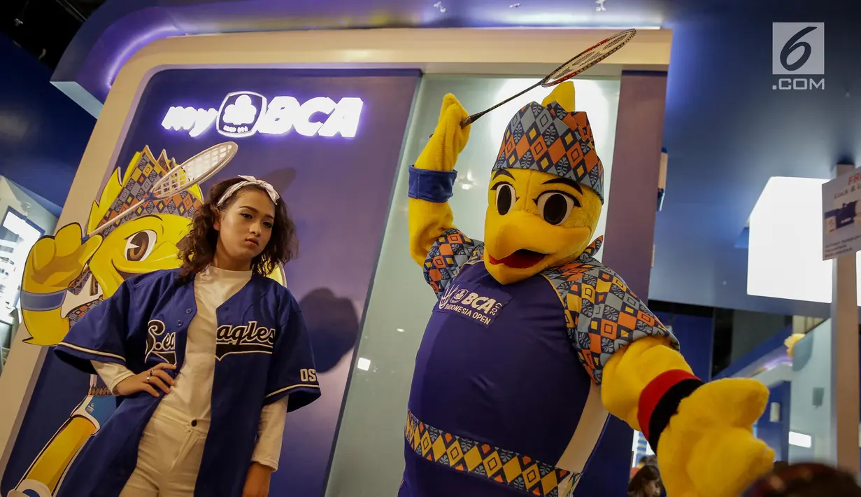 Jelang Indonesia Open 2017, Maskot BIO Sapa Masyarakat Jakarta - Foto ...